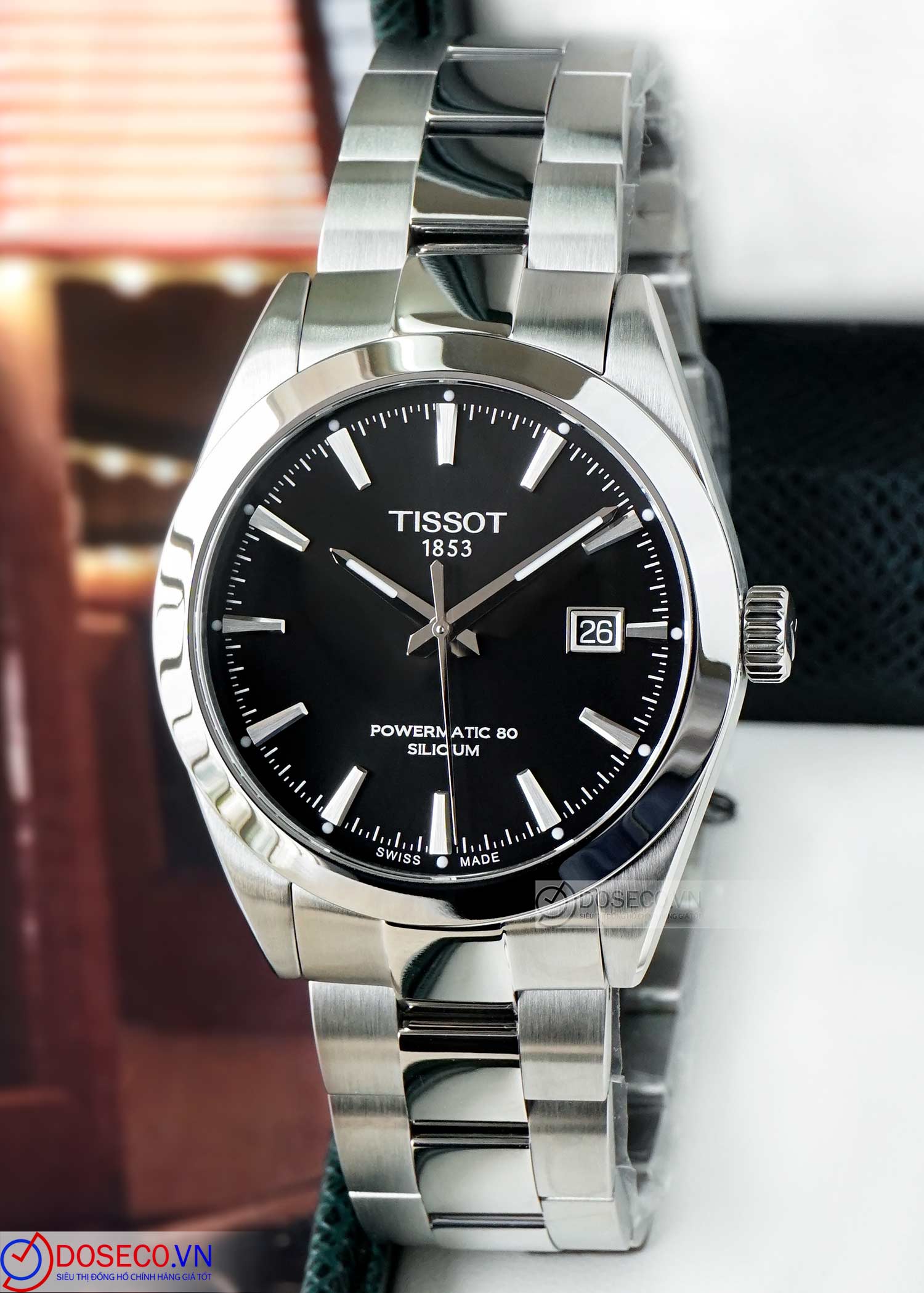 TISSOT GENTLEMAN POWERMATIC 80 SILICIUM T127.407.11.051.00 T1274071105100